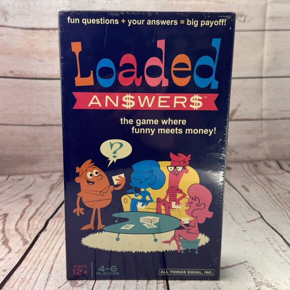 GAME | Toys | Loaded Answers Party Game By All Things Equal Fun Family ...